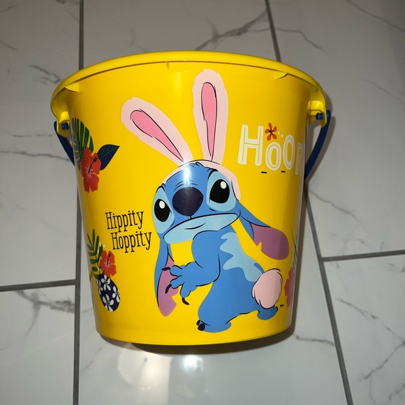 Disney | Other | Disney Stitch Easter Plastic Bucket New | Poshmark